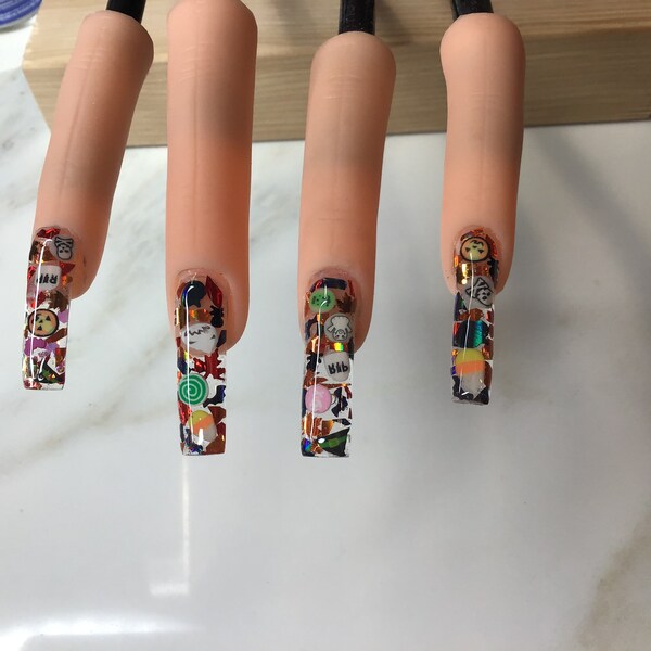 Small Spooky RIP Halloween Tombstone Headstone Polymer Clay Spooky Faux ...