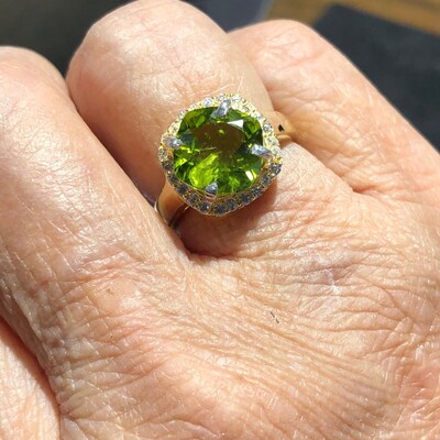 Peridot, Peridot Cushion, Peridot Gemstone, Loose Peridot, Green ...