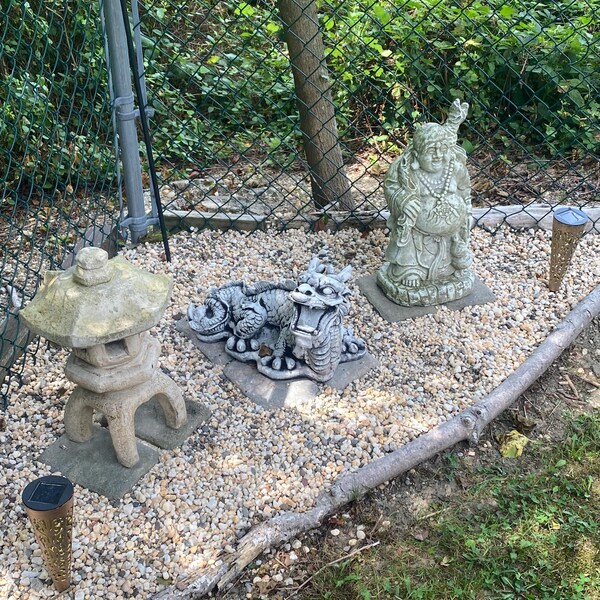 Troll Shows It's Ok, Concrete Troll, Funny Troll, Decoration for the ...