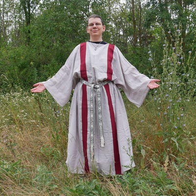 Ancient Roman Linen Tunica With Clavi, Reenactnent, Antiquity - Etsy