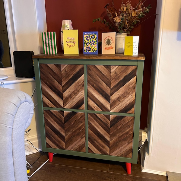 Ikea Kallax Expedit Decal \ Wooden Parquet \ Rack Sticker \ Removable ...