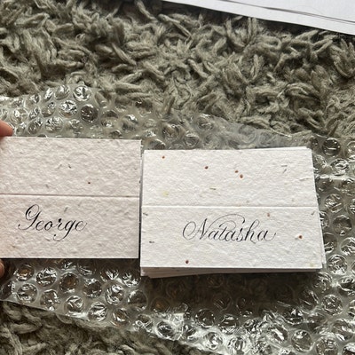 Hand-written Personalised Calligraphy Name Tags, Gifts/birthdays ...