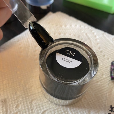 CLOUT Black Nail Dip Powder Black Dip Powder Nail Dip Dip - Etsy