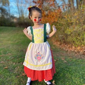 Girls Italian Traditional Folk Dress Italy International - Etsy