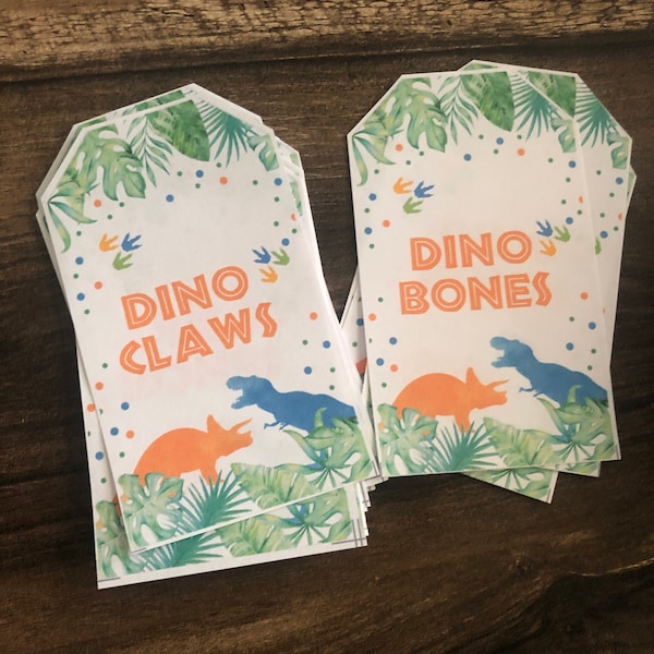 EDITABLE Dinosaur Favor Tag, Printable Dinosaur Birthday Thank You Tags ...
