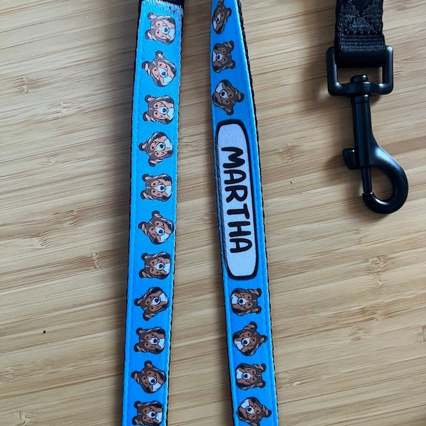 English Pointer Leash/ Personalised Dog Face Pattern Lead/ Sublimation ...