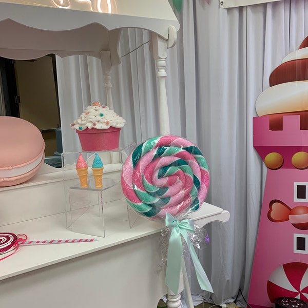Giant Lollipop Decoration - Candy Land Props - Giant Lollipop Props ...