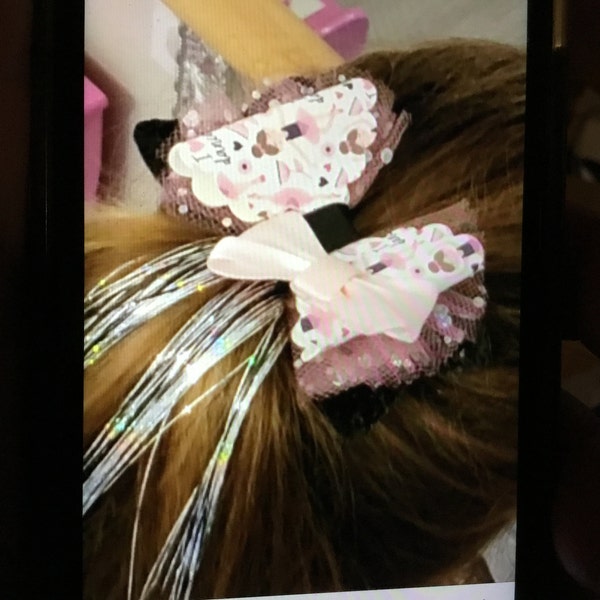 Dance Ballerina Hair Bow - Etsy