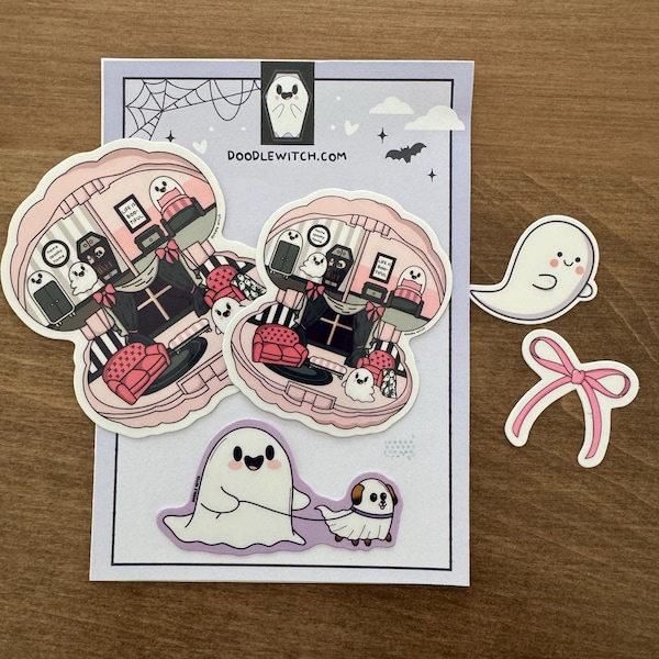 Moon Witch Stickers, Witch Stickers, Moon Stickers, Witchy Stickers ...