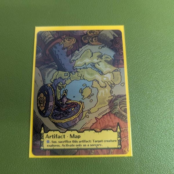 Map Token - Custom MTG Magic the Gathering Fantasy Board Game Card ...