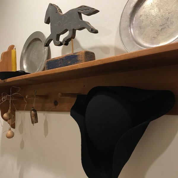 Pauper's Tricorn - Poor Man's Tricorn - Laced Tricorn - Cocked Felt Hat ...