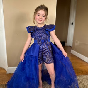 Red White Blue Patriotic Outfit Pageant Girls Unique Sequins Patriotic ...