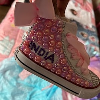 Baby Kleinkind maßgeschneiderte Blinged Croc Folien - Strass Crocs ...