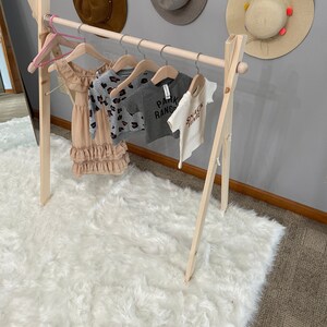 Mini Clothing Rackchildrens Clothing Rack Wooden Dress - Etsy