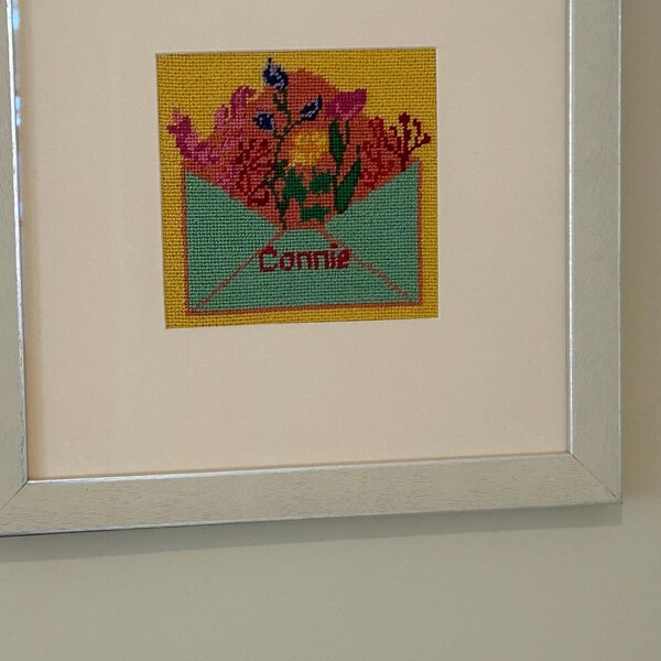 Custom Designed Needlepoint, ALPHABET Letters, Mono Deluxe Canvas ...