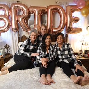 Script Cursive Rose Gold Foil Personalized a - Etsy