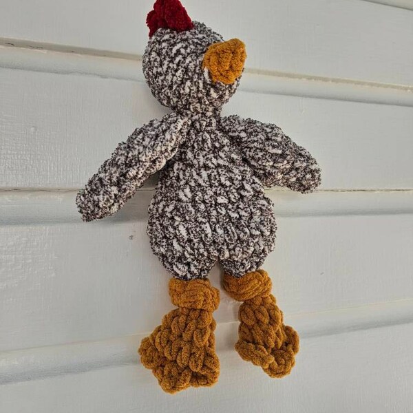 MINI Chickie Chicken Knotted Lovey Crochet Chicken PATTERN - Etsy