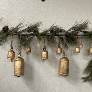 HIGHBIX 4cm Vintage Rustic Lucky Cone-cylinder Tin Cow Bells | Etsy