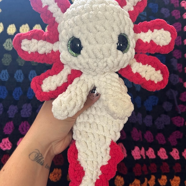Poppy the Axolotl Lovey Crochet Pattern PDF ONLY - Etsy