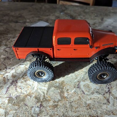 1/18 Crawler Pick-up Bed Cover compatible With Traxxas Trx-4m Ford F ...