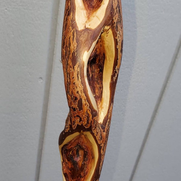 65 Diamond Willow AMAZING Staff Wood CARVING, Walking Stick ...