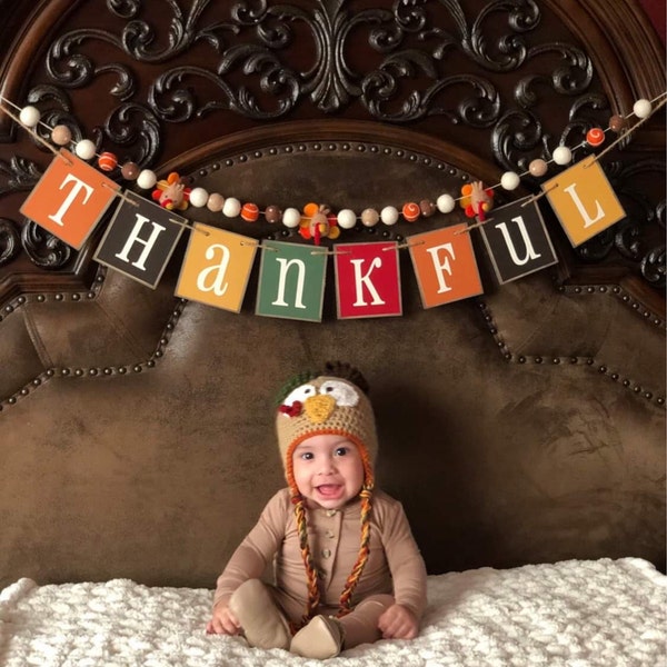 Felt Turkey -thanksgiving Decor -thanksgiving Turkey -turkey Garland ...