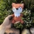 CROCHET PATTERN Lucy the Fox Crochet Amigurumi Stuffed Sitting Forest ...