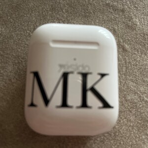 Airpods Pro Case Sticker Decal Personalised - First Name & Initials ...
