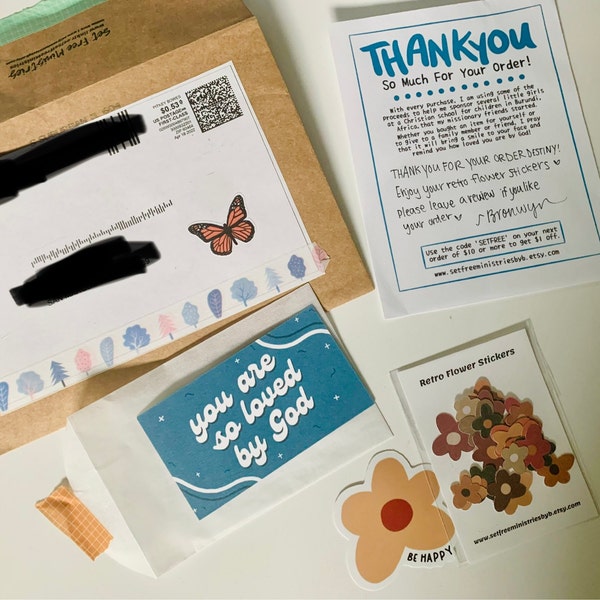 Mystery Happy Mail Envelope | Pen Pal | Snail Mail | Stationary | Washi ...