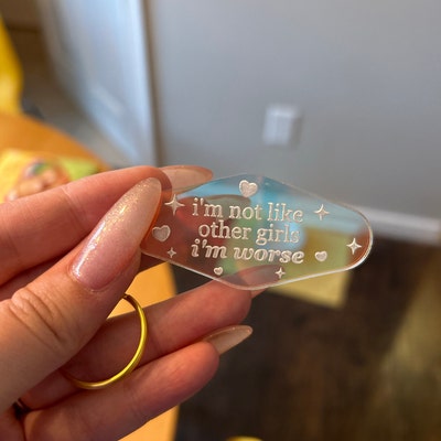 Iridescent Yeah Im Creative I Create New Problems Everyday Heart Hoop ...