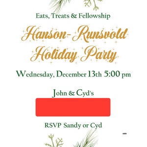 Family Reunion Invitation Customizable, Cousin Reunion Invite, Family ...