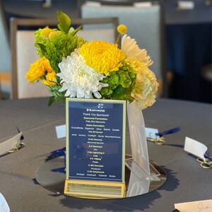 Set of 12 Large Wire Infinity Bow Table Number Holders, Black, Gold and ...