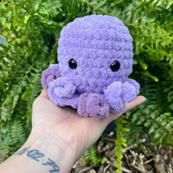 Pdf-octoplushie Rattle No Sew Crochet Pattern With Crochet Eye ...