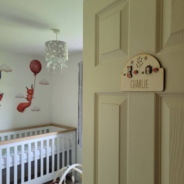 Personalised Space Door Sign - Child's Room Sign - Space Theme - Etsy