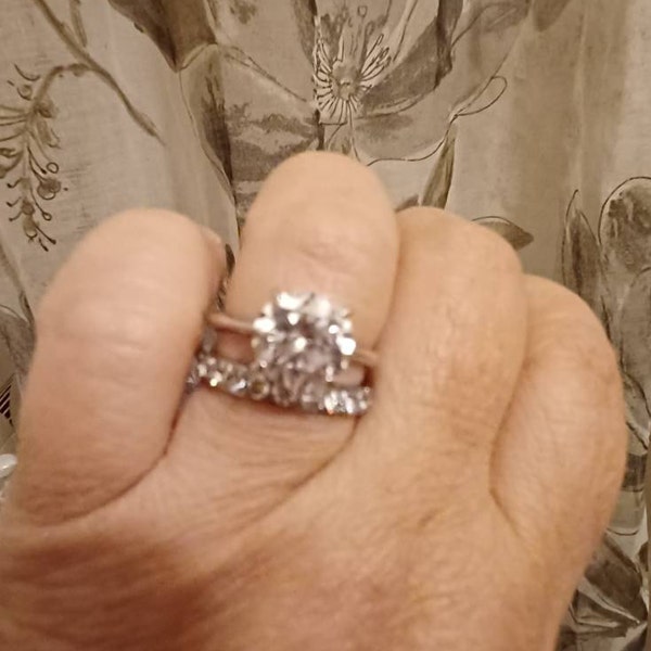 3ct Classic Round Solitaire Engagement Ring 3ct Solitaire Ring 4