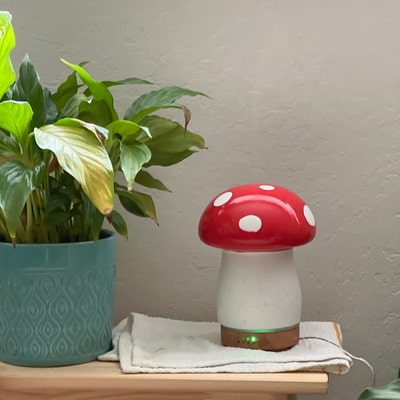 Mushroom Decor Essential Oil Diffuser, Cottagecore Aesthetic , Cute ...
