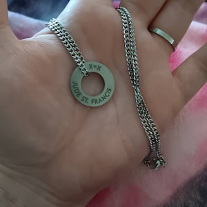 Men's Necklace Double Layered Box Chain Necklace 3mm Masculine Chain ...