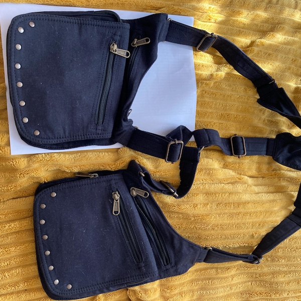 Cotton Belt Pouch – Stylish & Functional Waist Bag With Leg Strap - Etsy