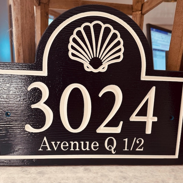 Art Deco Address Sign, Address Sign Outdoor, Custom Address Sign, Art ...