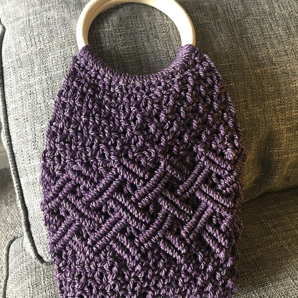 Macrame Bag Tutorial Macrame Bag Pattern Macrame Bag for Beginners ...