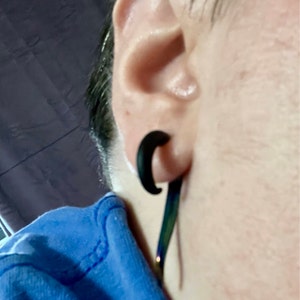 PAIR of Unique Organic Ebony Wood Spiral Tapers/plugs Gauges 4g 5mm Thru 0000 12mm Available - Etsy