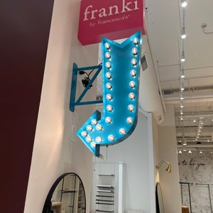 Retro Bar/pub Marquee Circle Arrow, Decorative Light up Sign ...