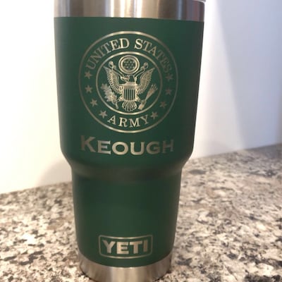 Veterans Day Gift, Army Veteran, US Army Yeti, Engraved Army Tumbler ...