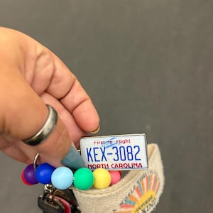 California License Plate Keychain Custom Car Keychain License Plate ...