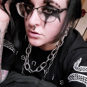 Stainless Steel Chain Necklace Heavy Duty Chunky Silver - Etsy