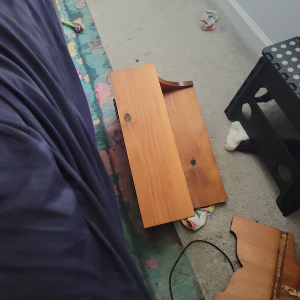 Handcrafted Shaker Corner TV Stand. Made in Maine - Etsy