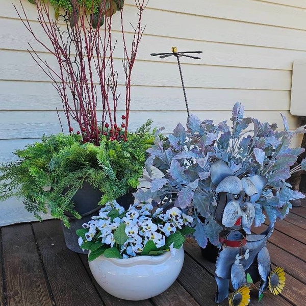 30" Variegated Green Salal Leaf Spray, Tall Greenery Stems, Artificial ...