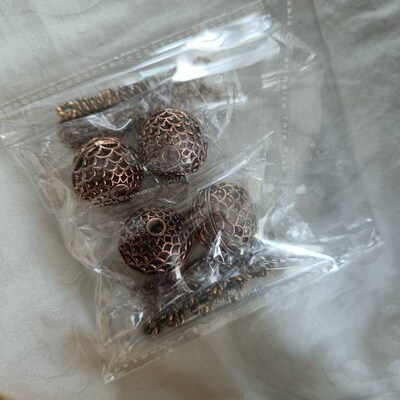 1 Piece 26X15X10MM Multi Strand Oval Ruby Emerald Box Clasp Oxidized ...