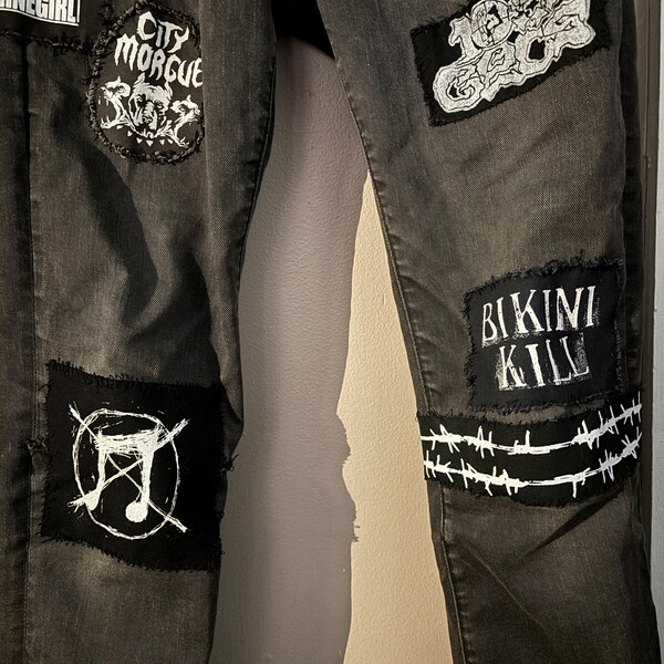 Grindcore Anti-music Patch - Screen Printed Punk Metal Grindcore Patch ...