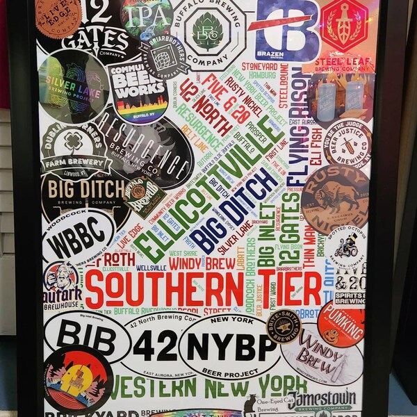 Cincinnati Breweries Map - Etsy